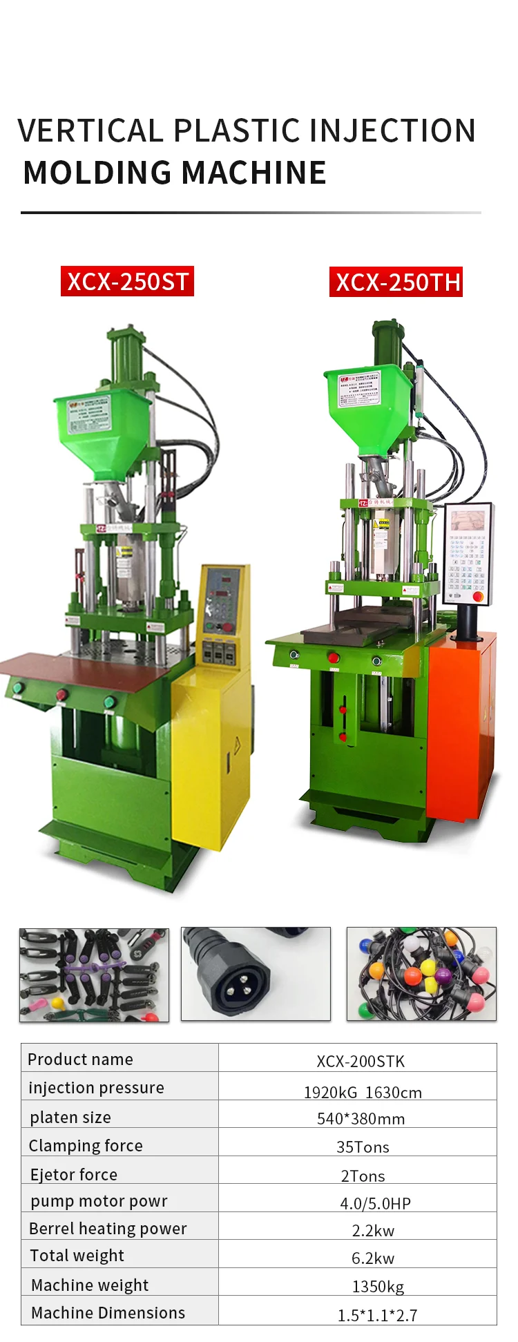 250 High Speed Injection Molding Machine for PVC Overmolding