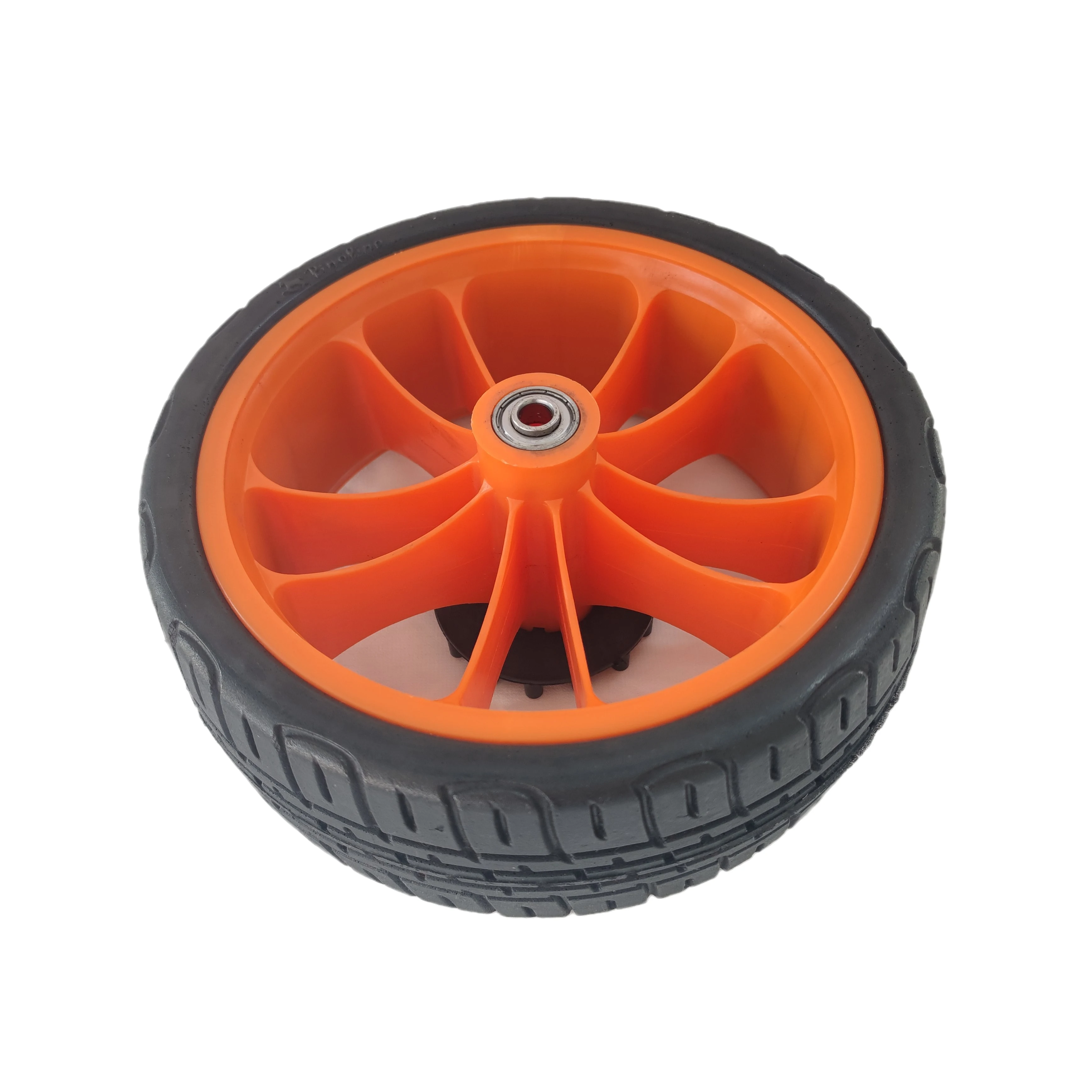 New Flat Free 8 Inch Pu Tire 8x3 Tire Wheels Caster Wheels For Folding ...