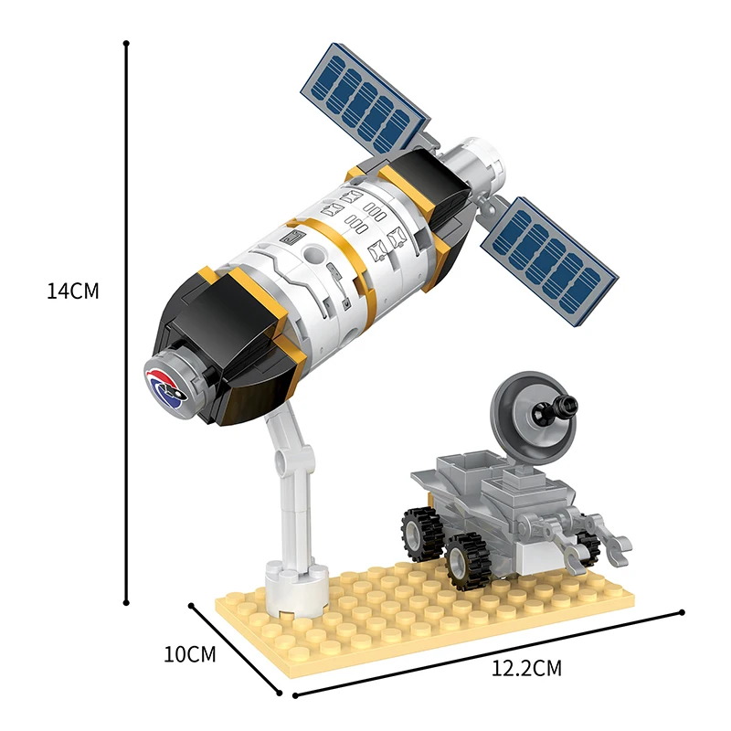Cogo Creative Modern City Bricks Space Experiment Module Blocks Kids ...