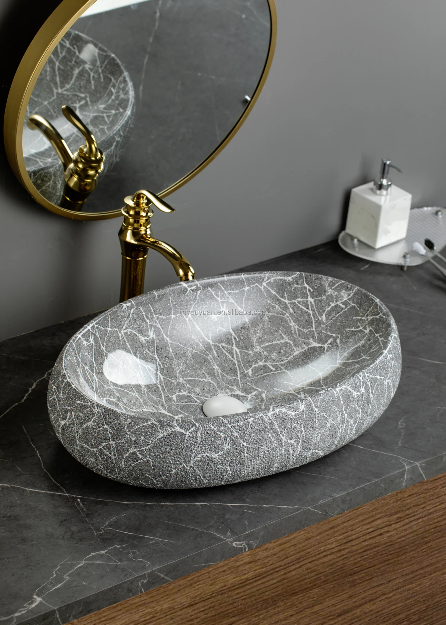Luxury Design Colourful Ceramic Wash Basin - Modern Art