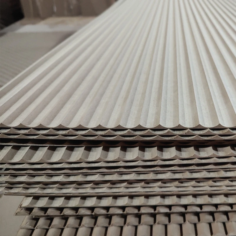 Curved 3d Fluted Mdf Wall Panels For Furniture And Wall Decoration 0834 ...