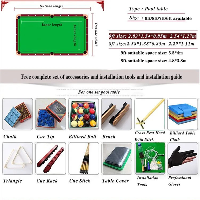 2023 Luxury Modern Custom Billiard Pool Tables With Natural Slate Solid ...