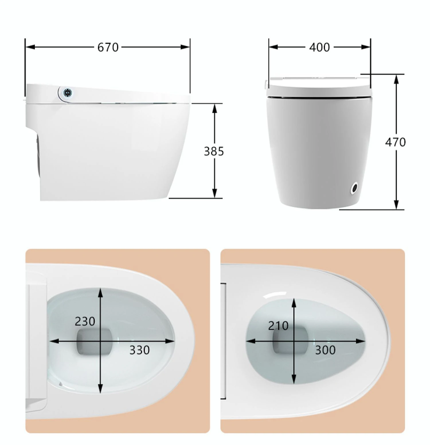 Toilet Bowl Sizes Australia at Caitlin Grimmett blog