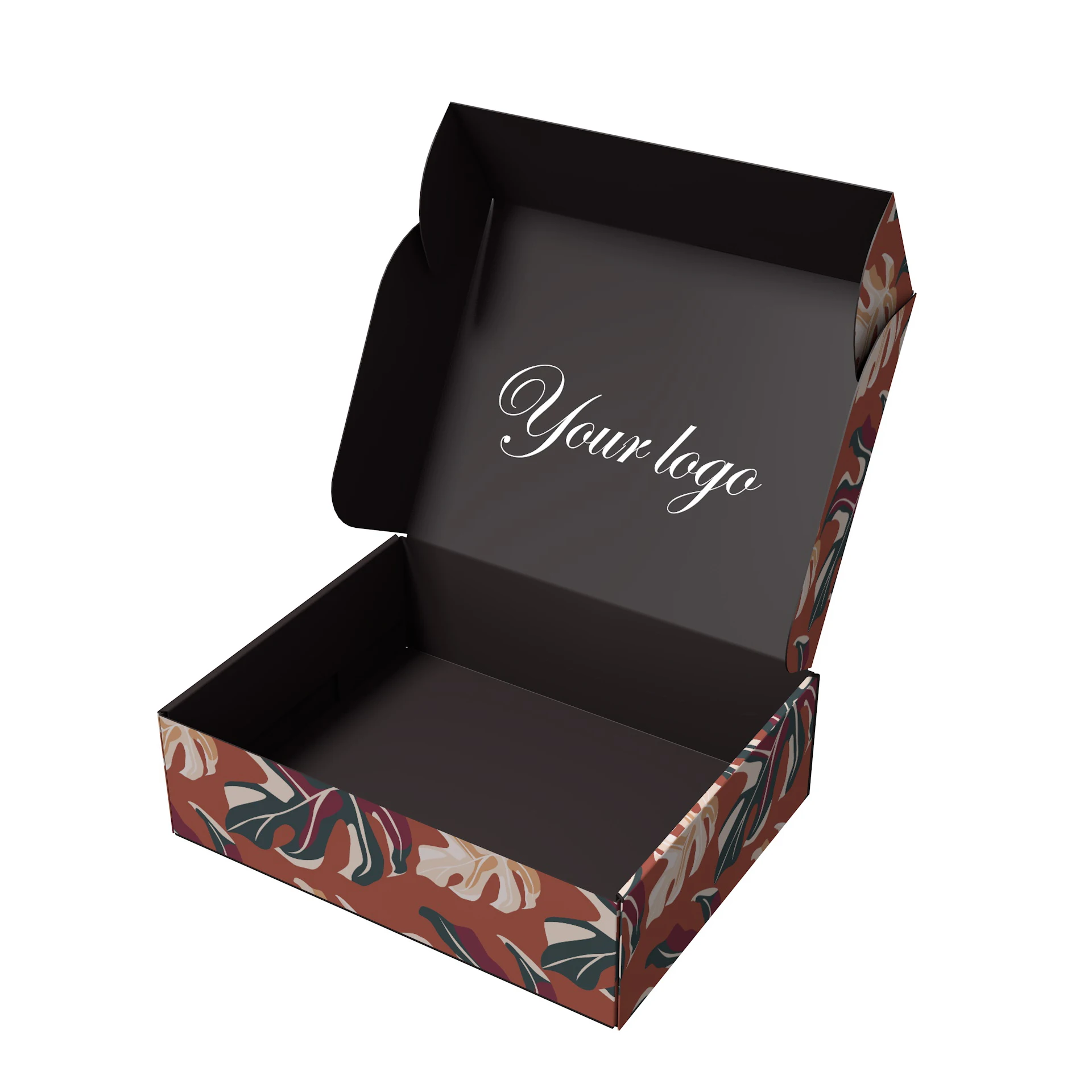 Custom Corrugated Cardboard Mailer Subscription Box Packaging Clamshell ...