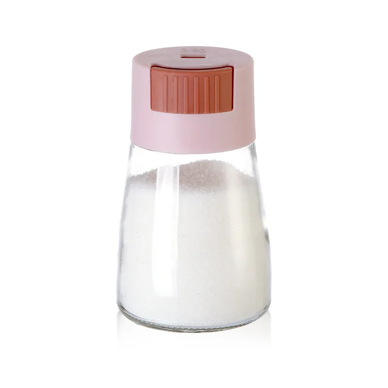 0.5g Metering Salt Shaker Push Type Salt Dispenser Salt Tank Spice ...
