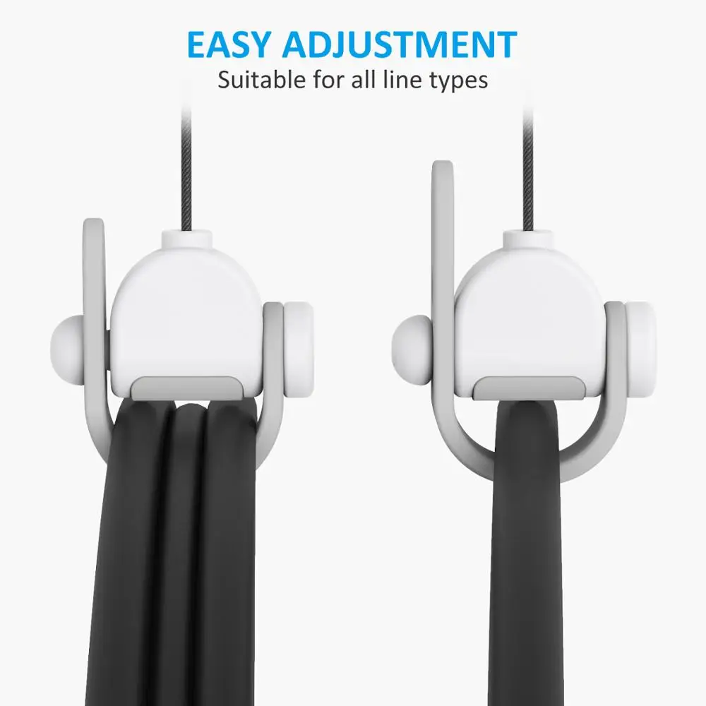 6pcs Silent Vr Retractable Cable Pulley Management System Virtual ...