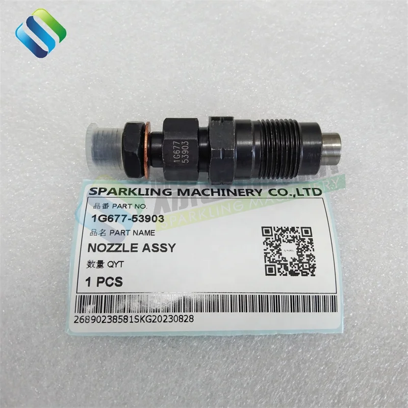 Skgm 1g677-53903 Kx71 U25 Construction Machinery Parts Fuel Injector ...