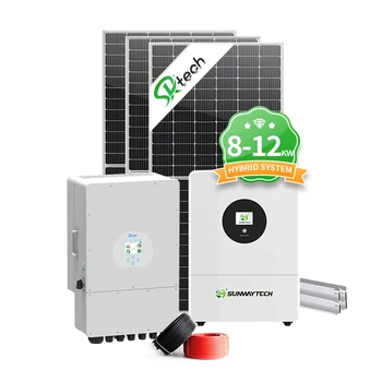 Deye Hybrid Solar Energy System 3 Phase 12kw 8kw 5kw 48v Solar Panel ...