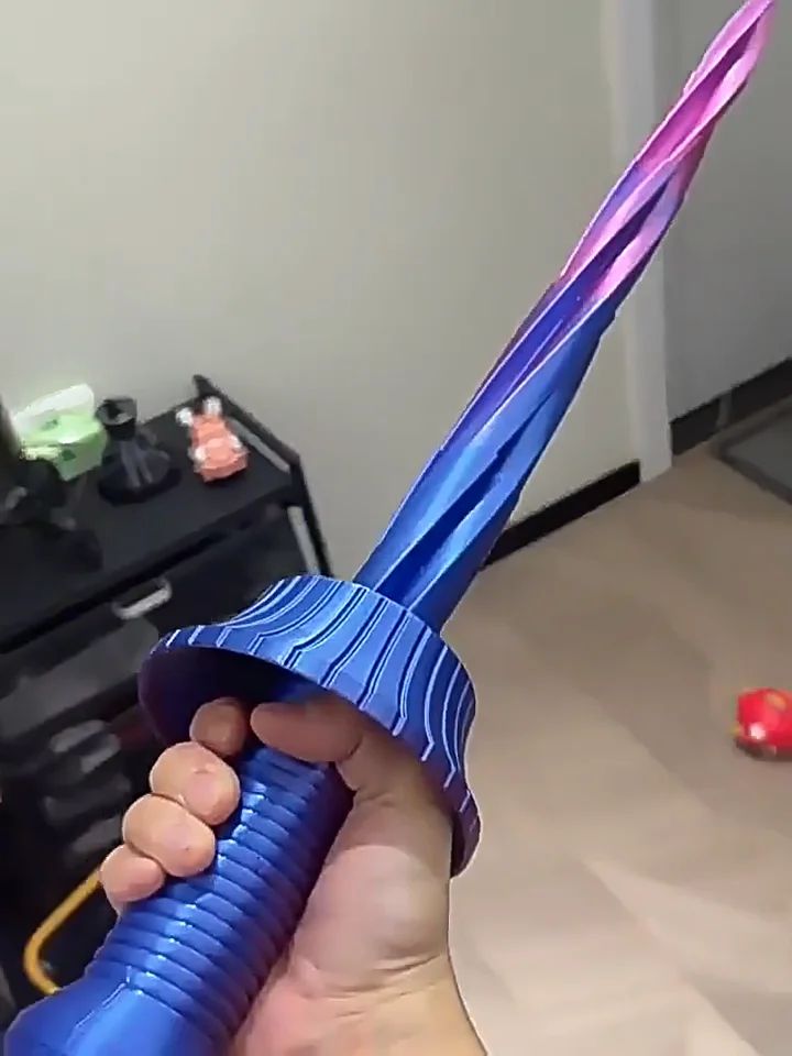 Retractable Sword 3d Print Katana Sword Plastic Material 3d Printing ...