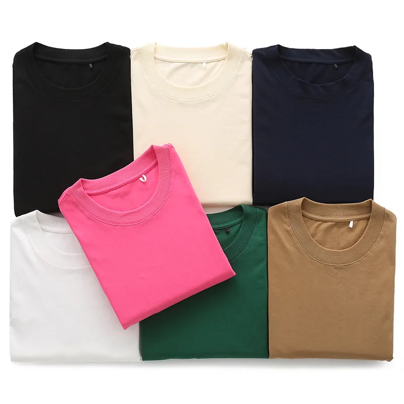 2023 OEM Cotton Poly Blend T Shirts - Custom Logo Options