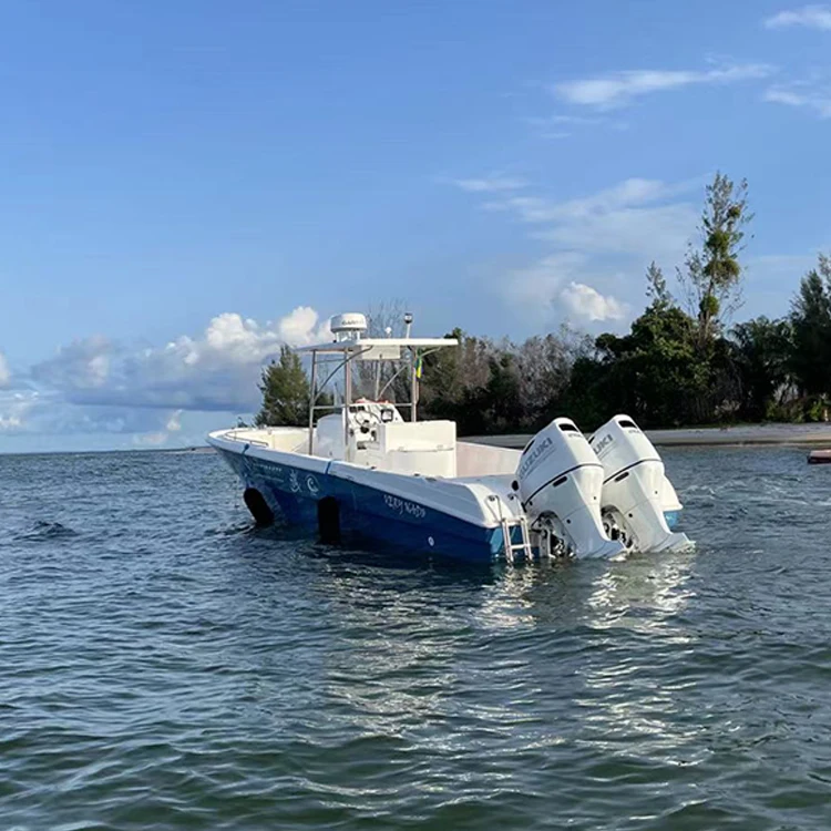 Center Console Welded Fiberglass Sport Fishing Speed Boat 9.5m ...