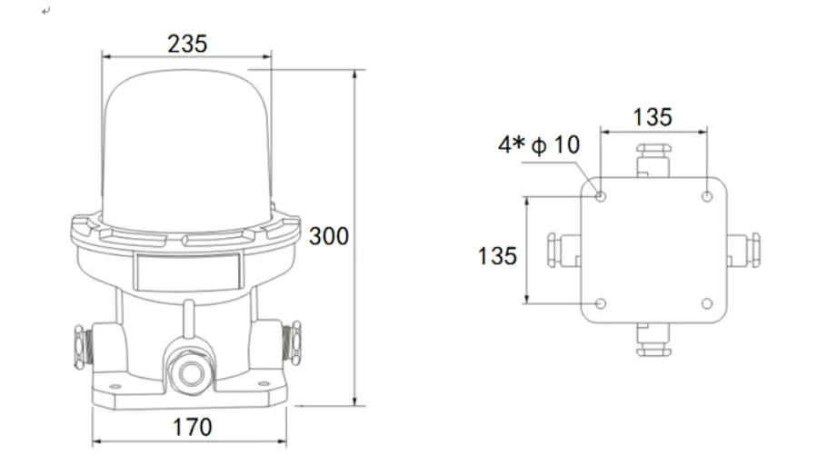 Explosion Proof IP66 IP67 ATEX Aircraft Obstruction Light LED 40w for ...
