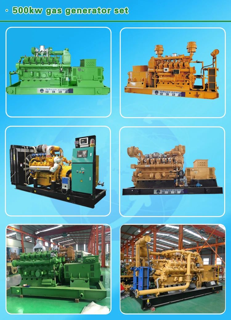 Biogas Generator Set 500kVA Biogas/LNG/CNG/Natural Gas Engine Power ...