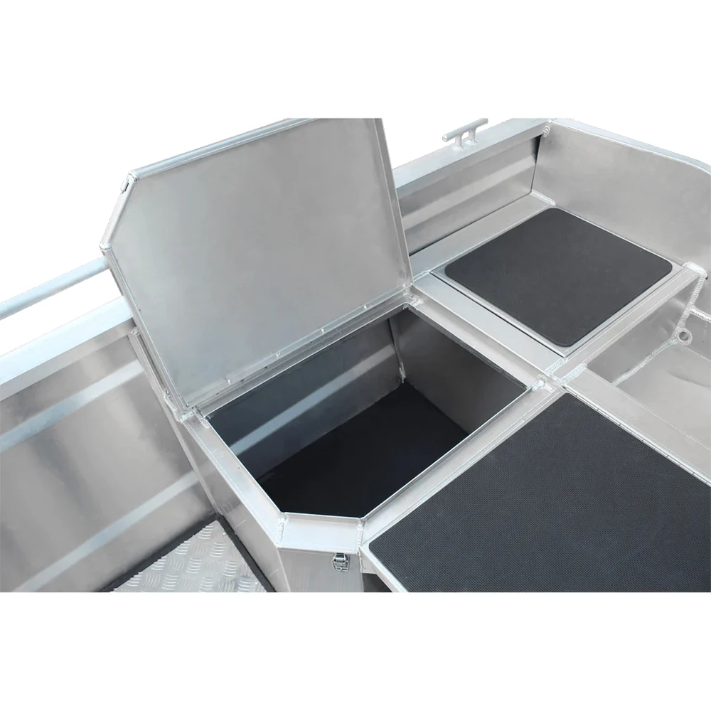 Kinocean 16ft Aluminum Jon Boat - Ideal for Fishing & Surfing