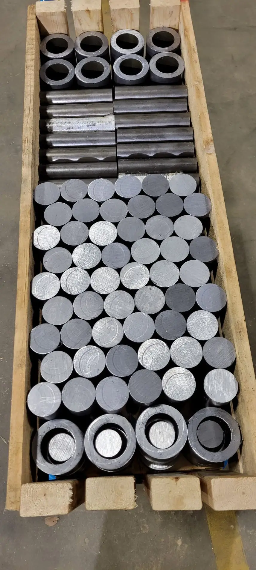 Custom Size 410mm Aluminum Alloy Billets Round Bar Rod 6060 6061 6063 ...