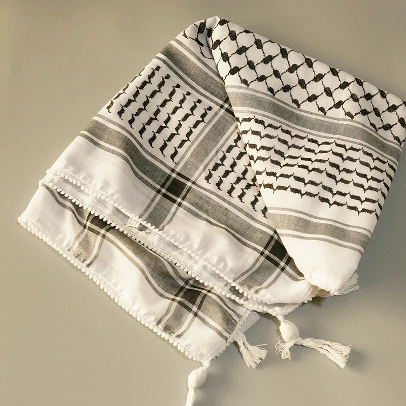 Black Arab Dubai Square Scarf Camouflage Turban Shawl Wild Special ...