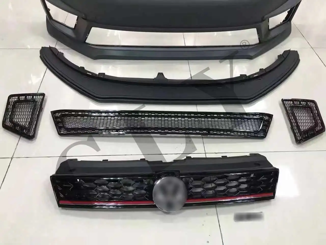 Cly Body Kit For Vw Polo Facelift R400 2011-2017 Front Car Bumpers ...