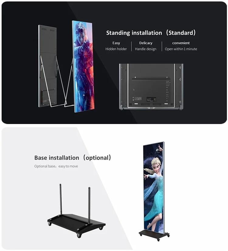 All New Digital Led Poster Led Video Display Iposter Led Mirror Screen ...
