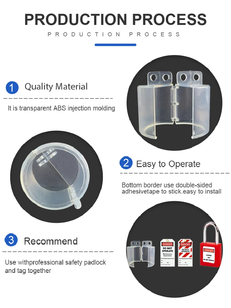 Electrical Emergency Stop Lockout Security Lockout Button Cover Quick ...