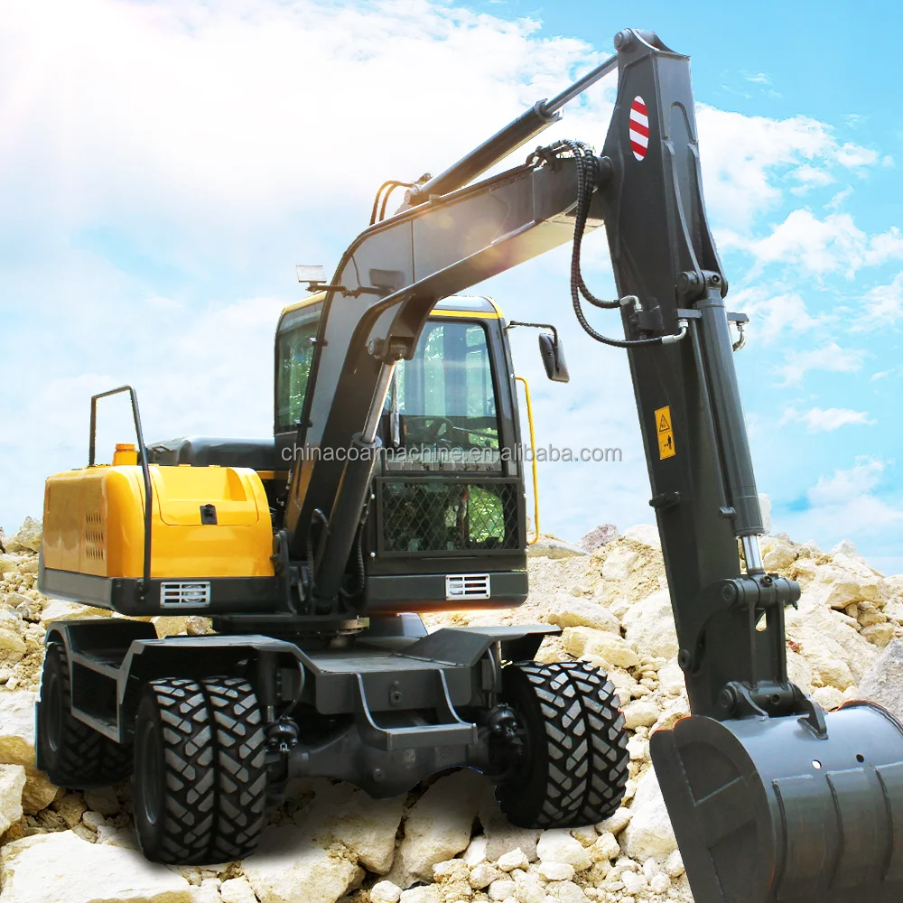 Digging Trenche Wheel Excavator - 6 Ton Earth Mover for Sale