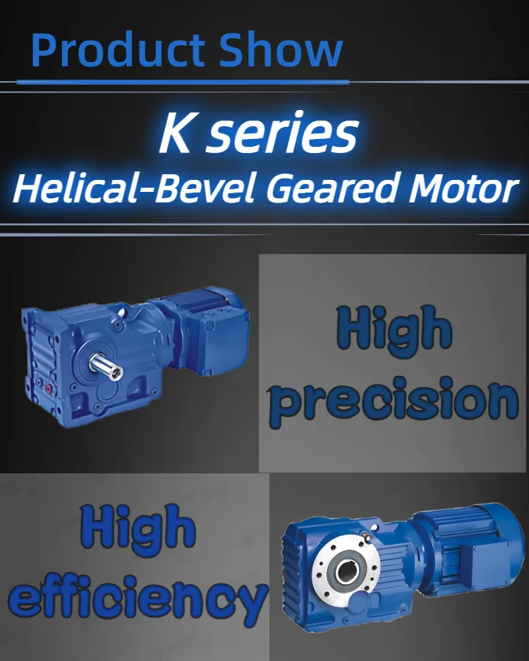 K Series Bevel Helical Gearbox Motor Gearbox Transmission Gearbox Reduction Speed Reducers ...