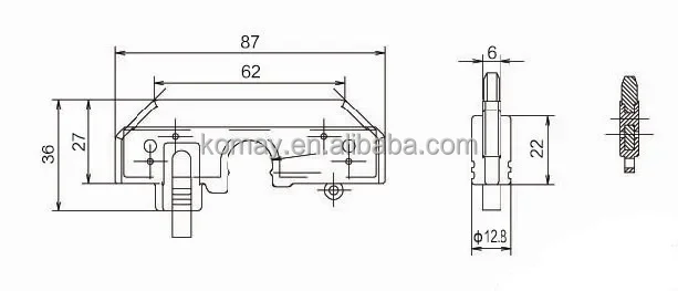 Komay Seamless Trolley Line Busbar Current Collector Carbon Brush - Buy ...
