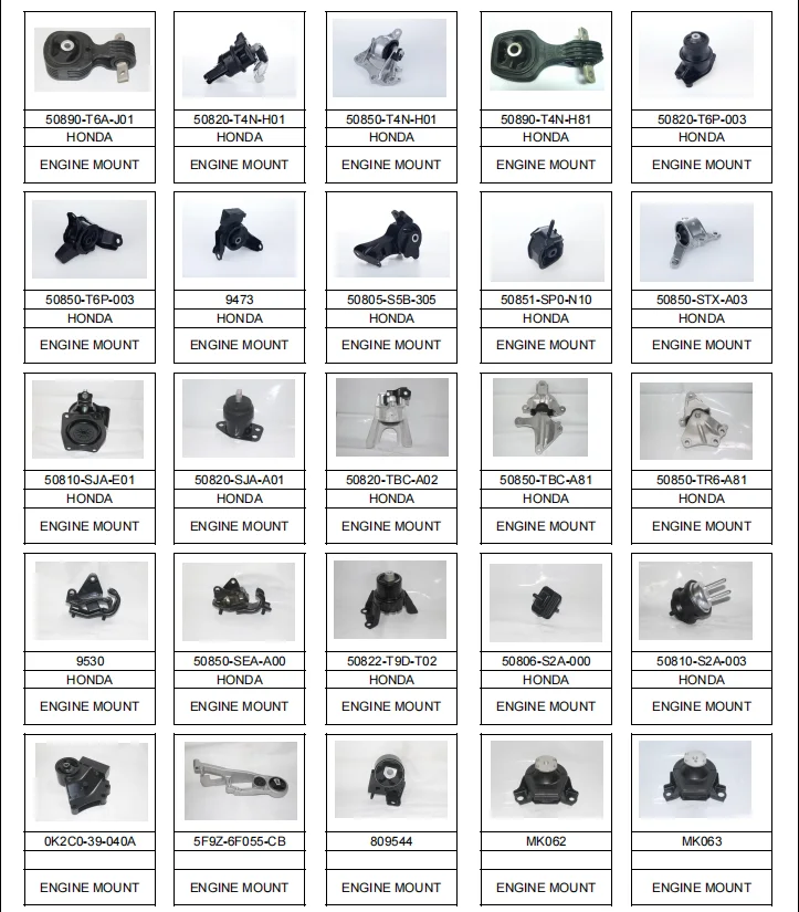 SDA OEM Engine Mounts for Toyota Land Cruiser Models 12361-31240 12362 ...