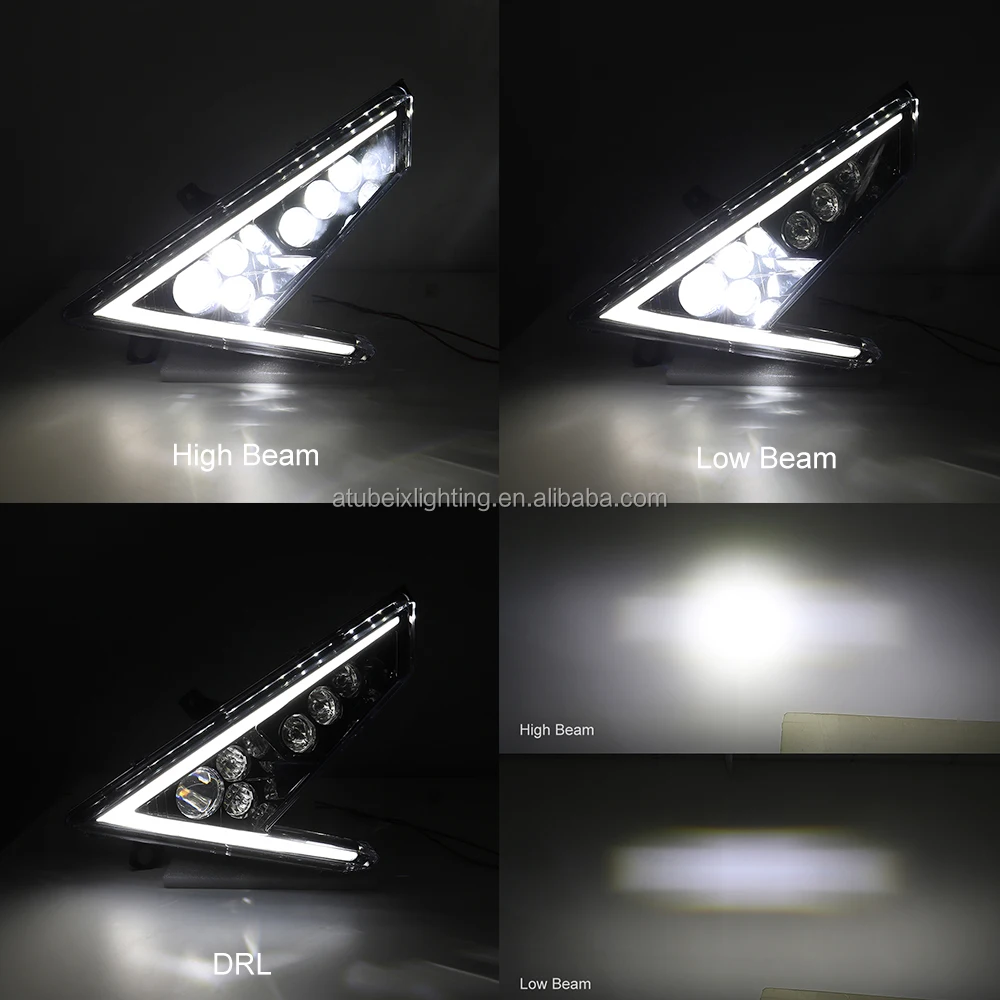 For 2020-2021 Polaris Rzr Pro Xp 4 Led Headlight W/daytime Running ...