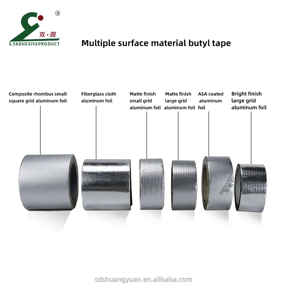 Asa-coated Aluminum Foil Butyl Tape Waterproof Membrane Product Aging ...