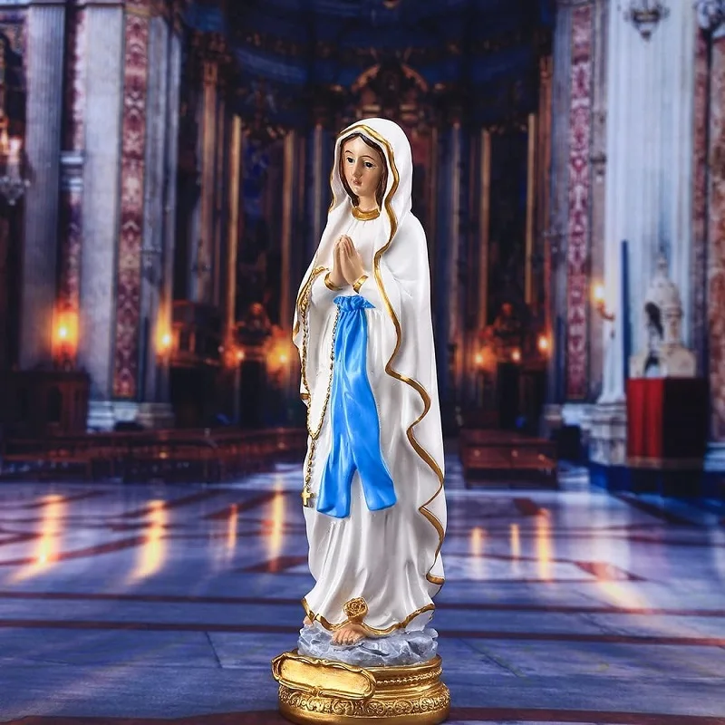 Resin Small Blessed Mother Statues - Perfect for Home Decor