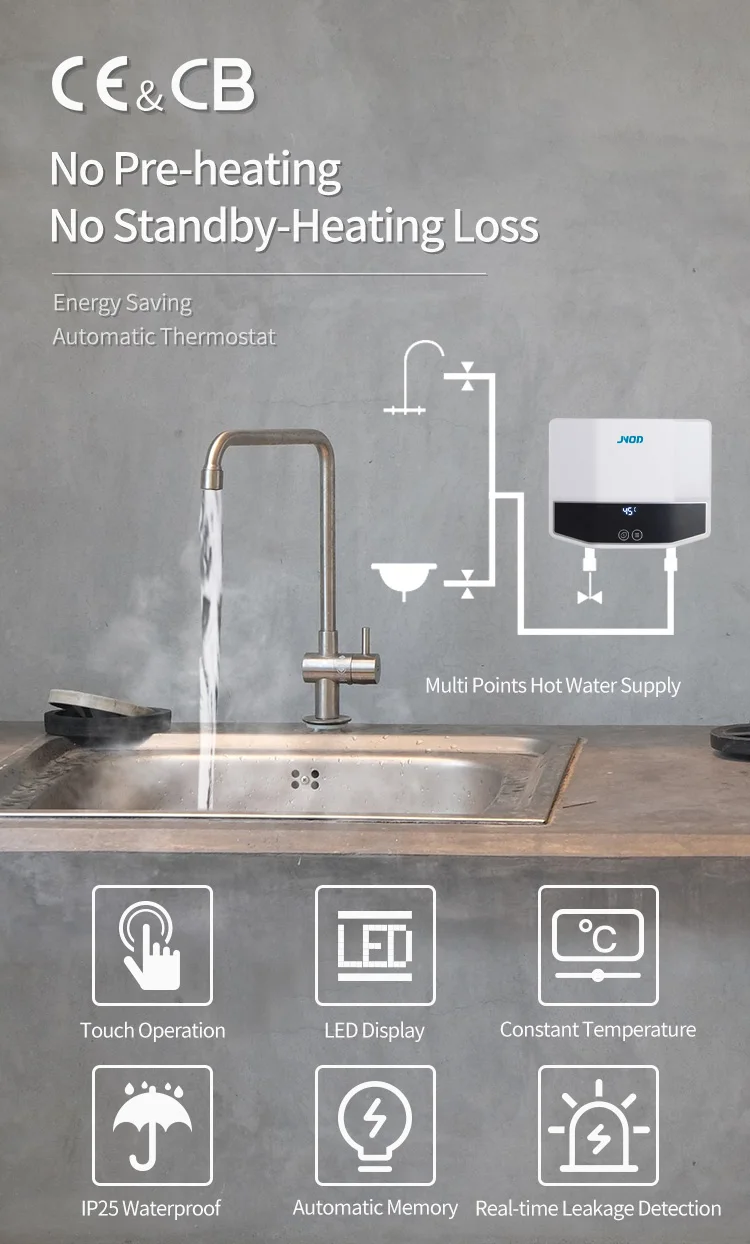 3.5kW 220V Kitchen Under Sink Portable Mini Instant Electric Water ...