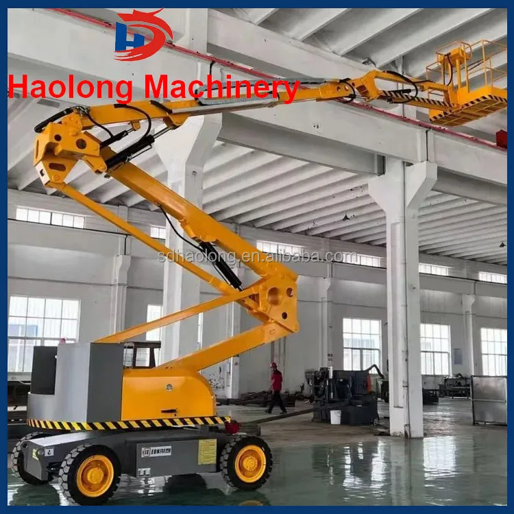 Self Moving Boom Elevator Arm Lift Articulated Lift Manned High ...