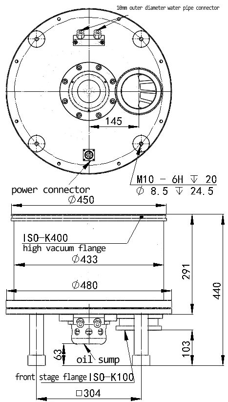 Hot Selling Model Turbo Vacuum Pump System High Vacuum Molecular Pump ...