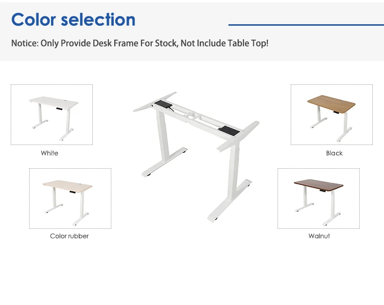 2AF3 Modern Standing Computer Table - Dual Motor Height Adjustable