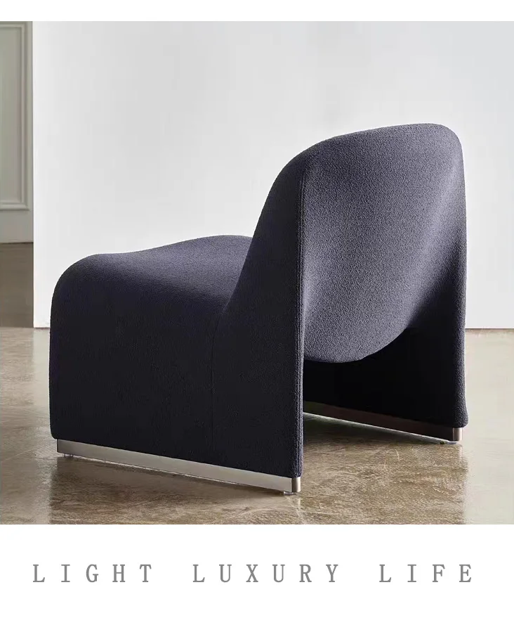 Modern Simple Single Sofa Chair Italian Creative Leisure Chair Living ...