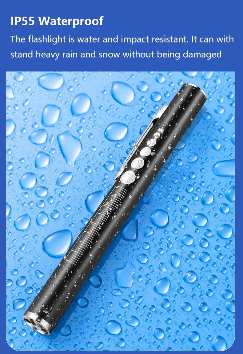 Medical Flashlight - Rechargeable LED Pen Light for ENT