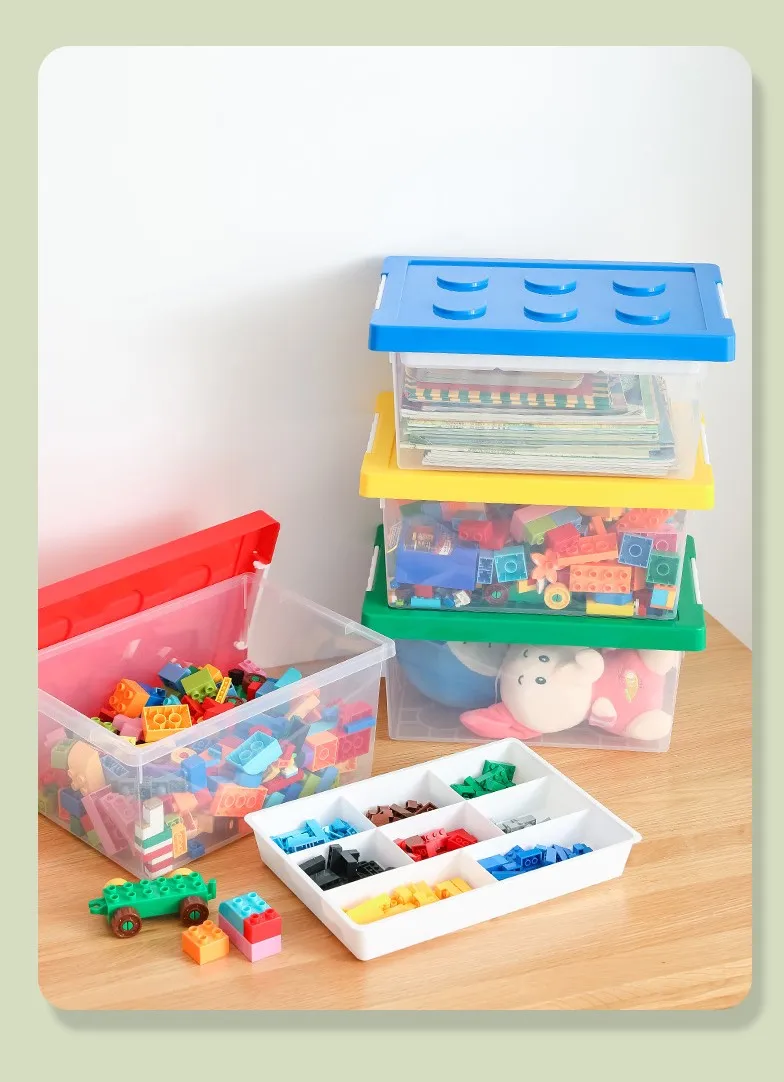Stackable Plastic Storage Containers for Kids - Sanyu Midou