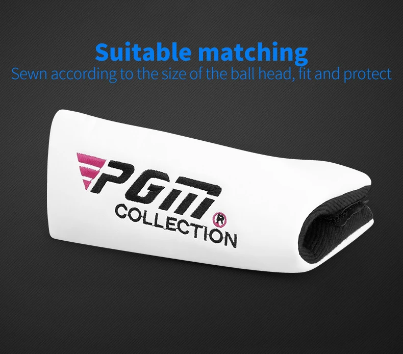 PGM GT002 brand new embroidery logo custom made golf putter headcover -企业官网