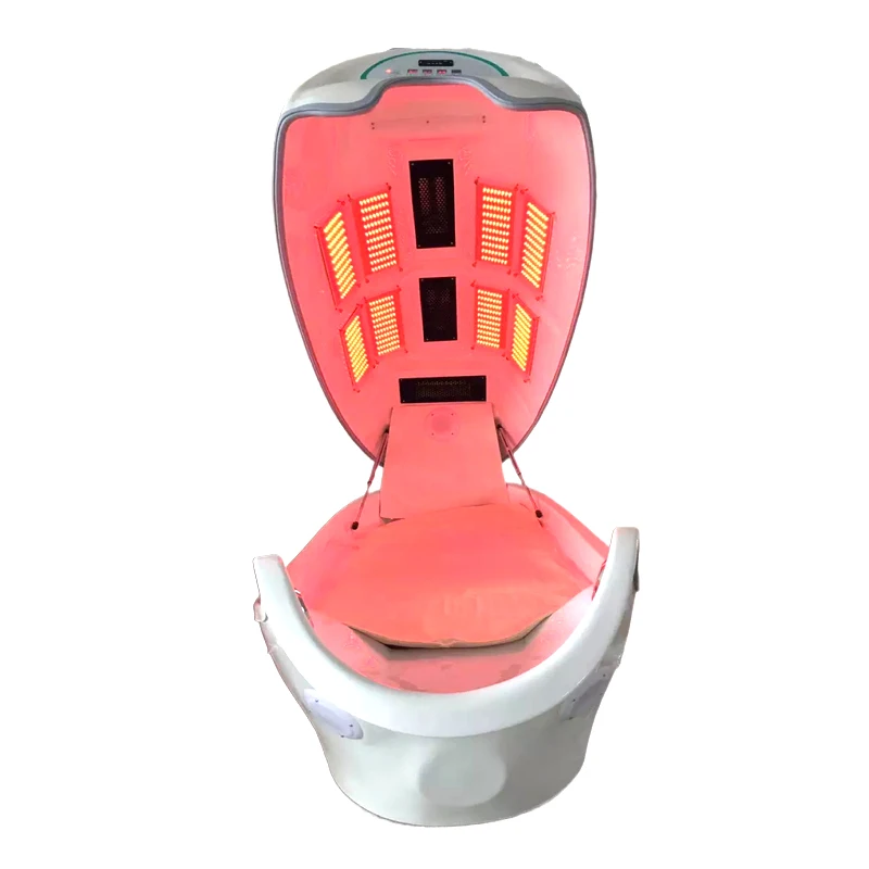 Far Infrared Ozone Sauna Spa Capsule with LED Light Therapy