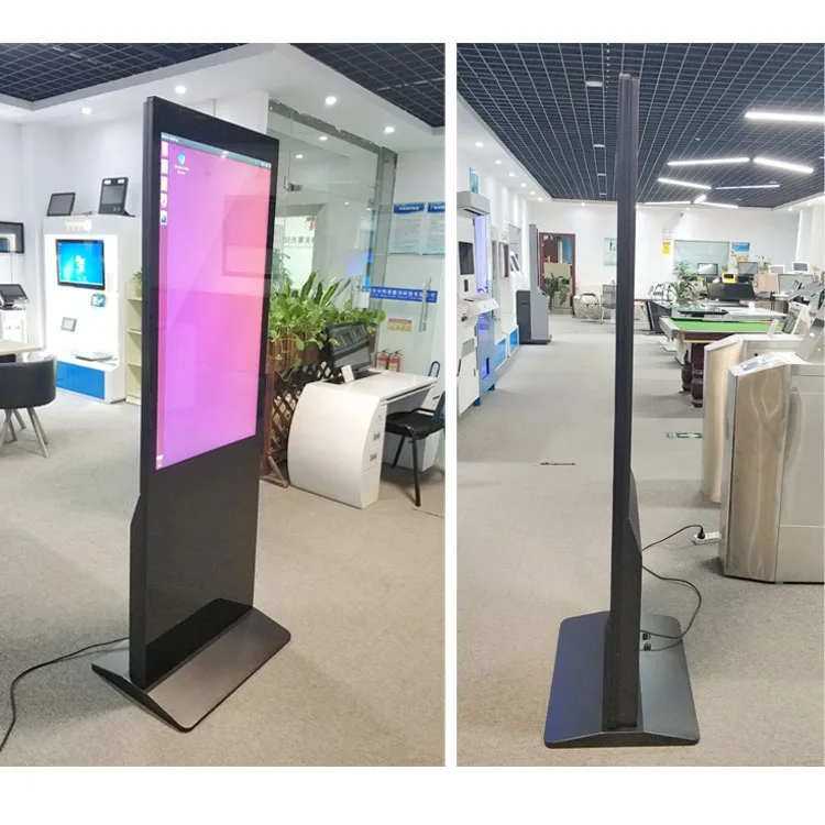 43 49 55 65 Inch Indoor Android Interactive Digital Floor Stand Lcd ...