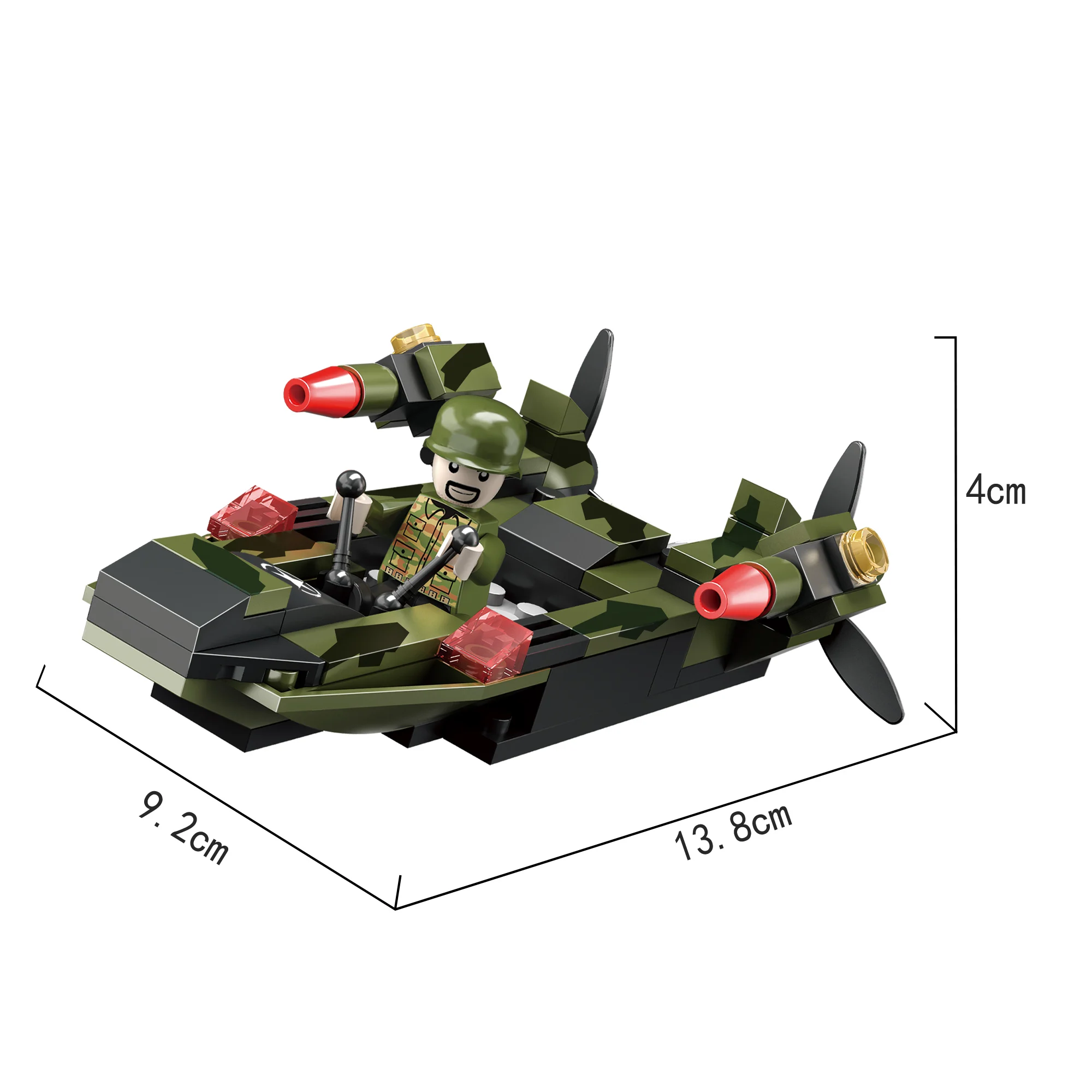 Cogo 8 In 1 Assemble Bricks Blocks Toys Car Plastic Diy Building Blocks ...