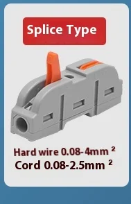 WZOODQ Fixable Type Compact Conductor Terminal Block Push-in Type with ...