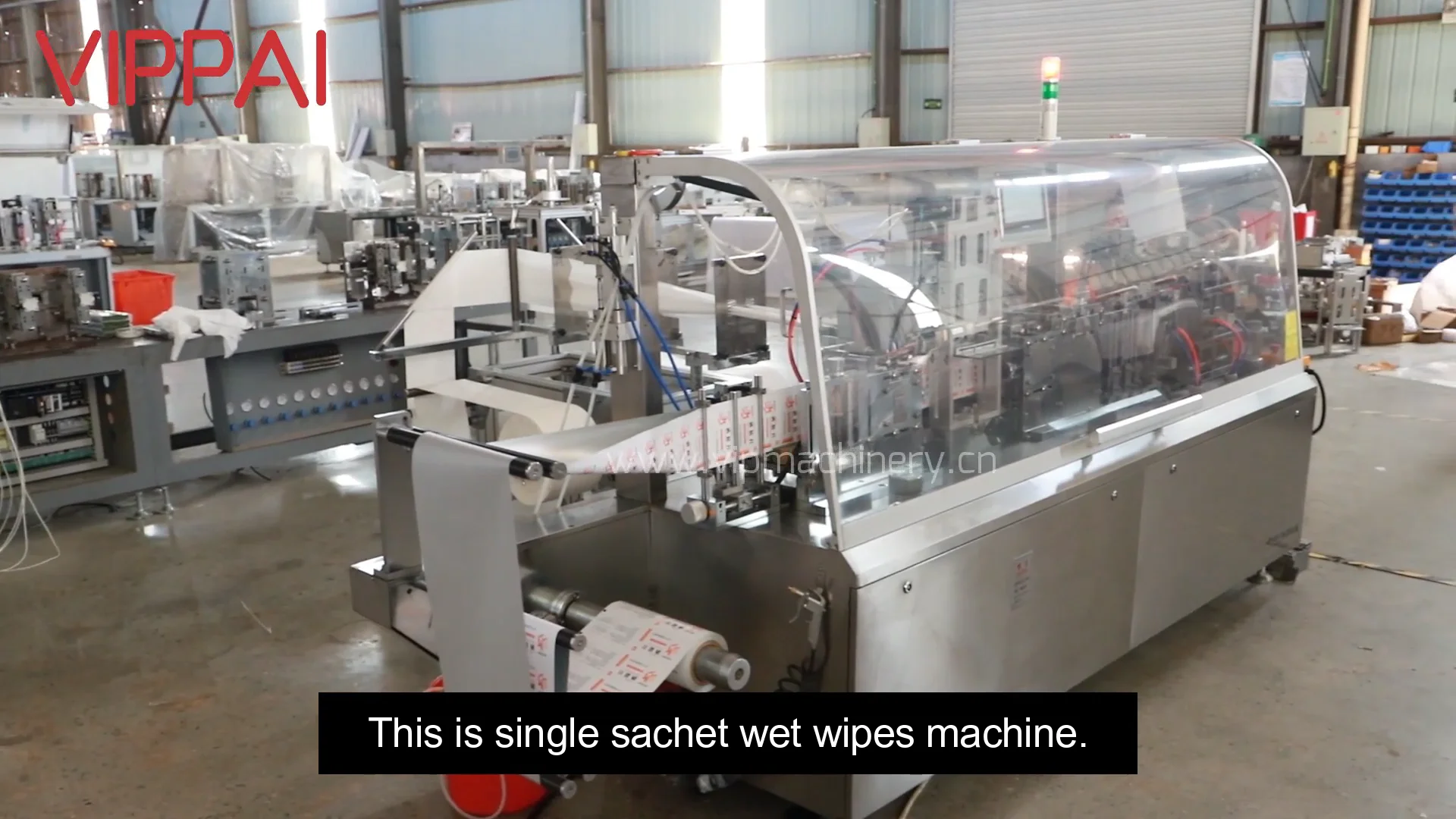 Vippai Full Automatic Single Sachet Wet Wipe Packing Machine Wet Towel ...