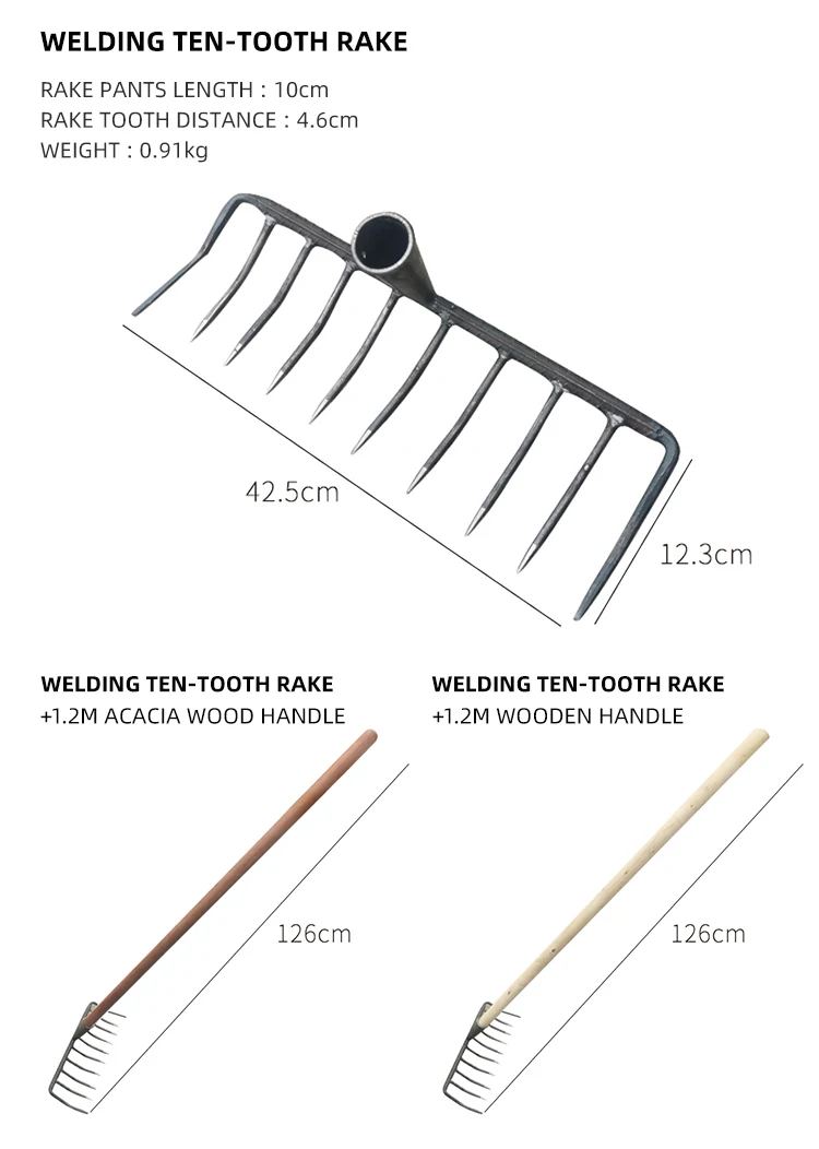 Hot Sale Garden Tools Two Teeth Rake Factory Direct Sale - Buy Steel ...
