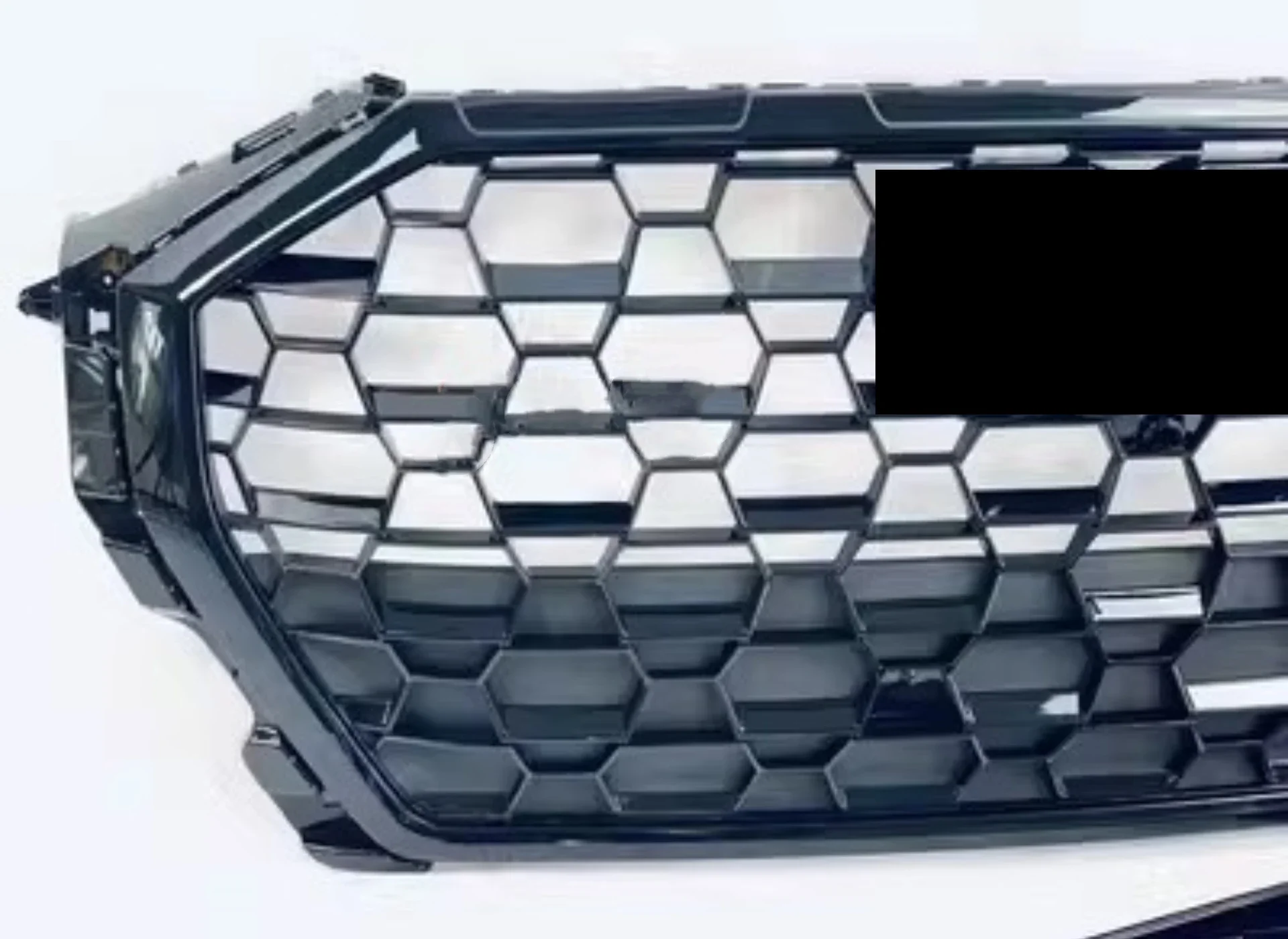 Body Kit Front Bumper Radiator Grille For Audi Q3 Convert Rsq3 Black ...