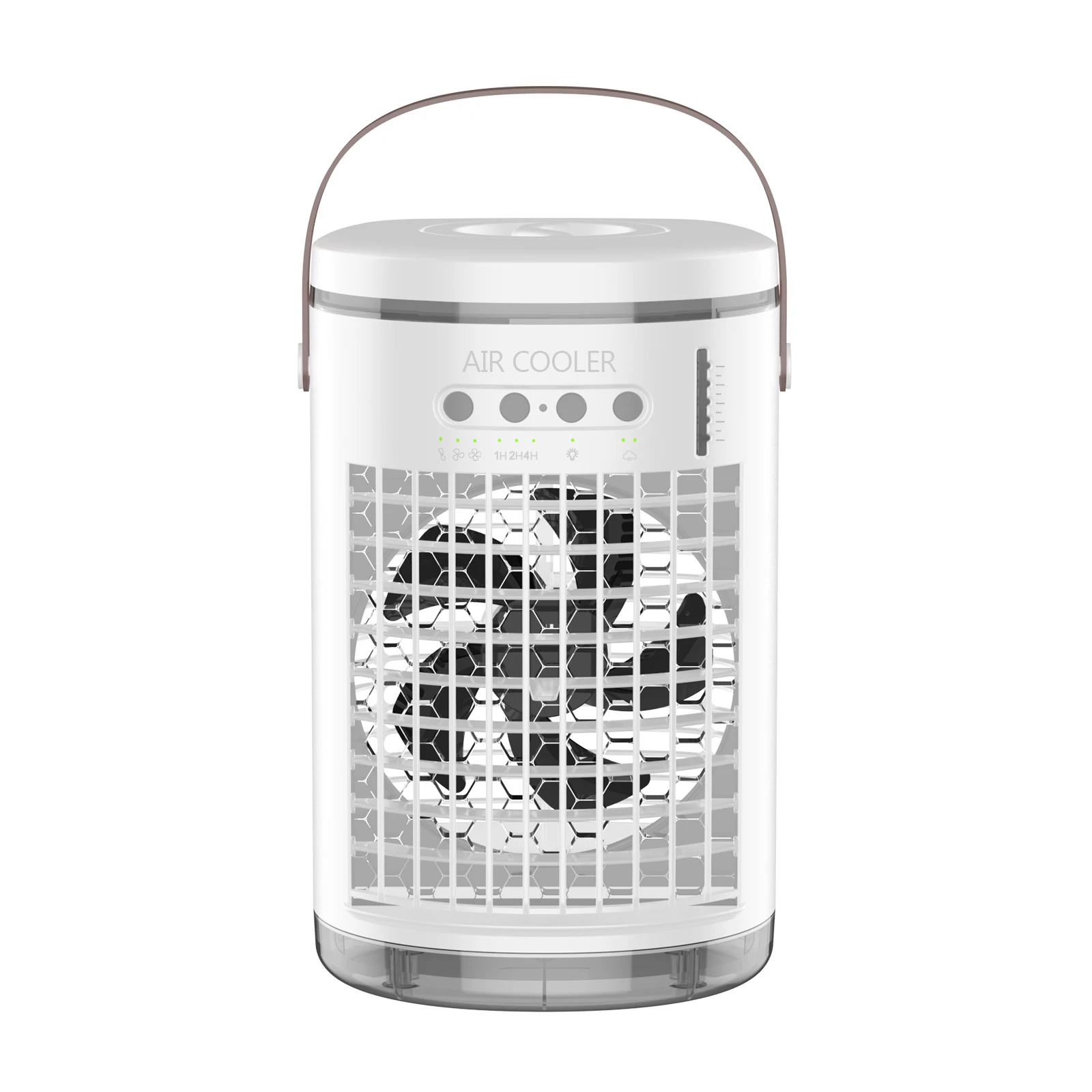 Portable Ac/usb Mini Evaporative Air Cooler 7-color Led Light 1/2/4 H ...