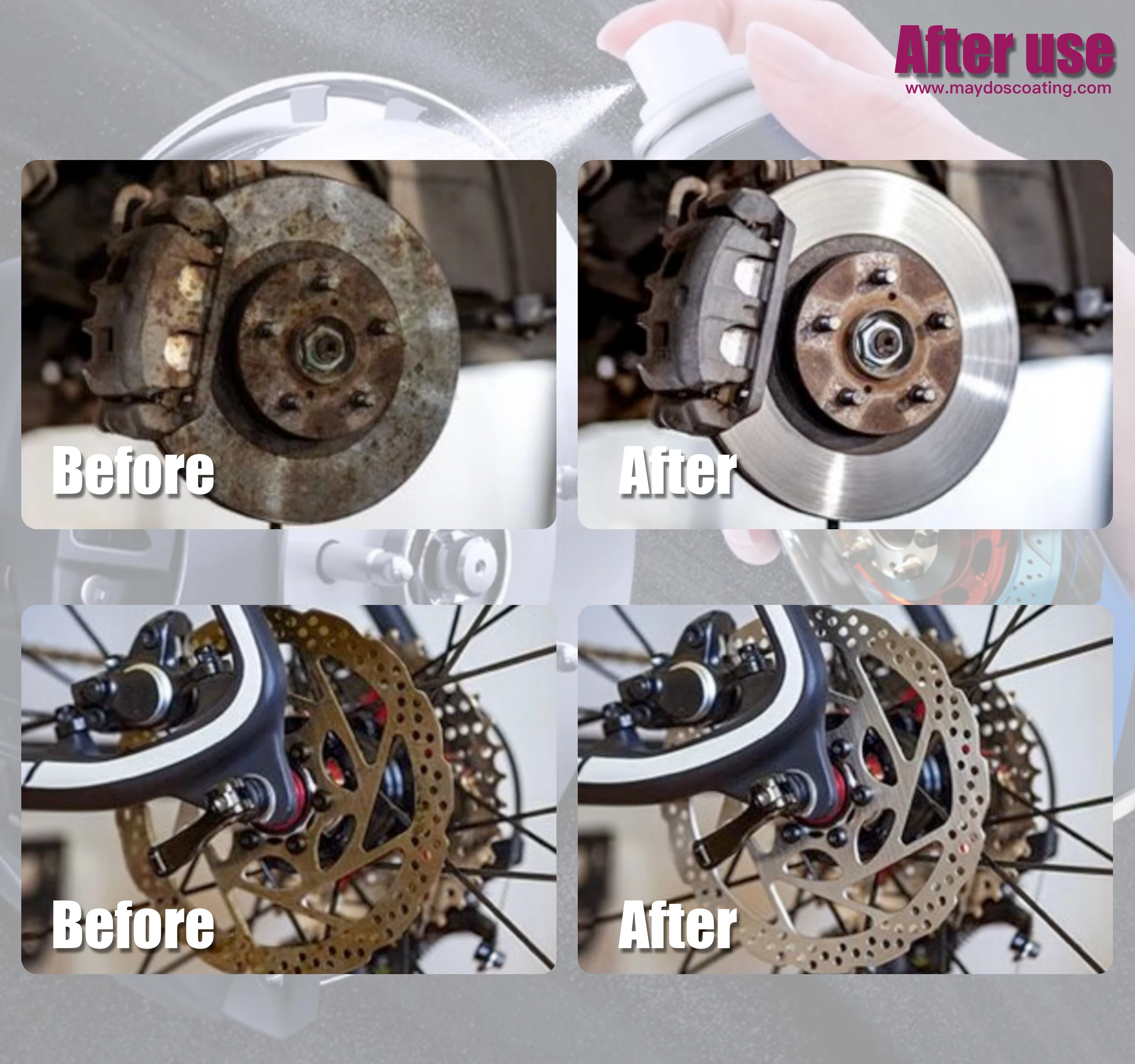 Car Care Detailing Wheel Trim Brake Cleaner Rust Iron Stains Remover ...