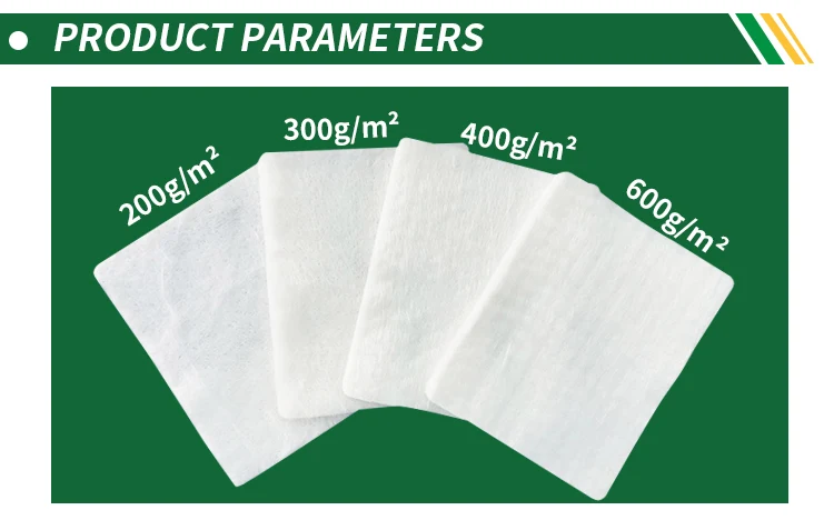 Geotextile Long Fiber Fabric Cloth Roll Customized Needle Punched 100% ...