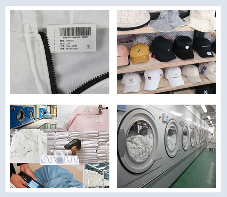 Custom Rfid Clothing Label 13.56mhz Long Range Soft Washable Nfc/hf ...