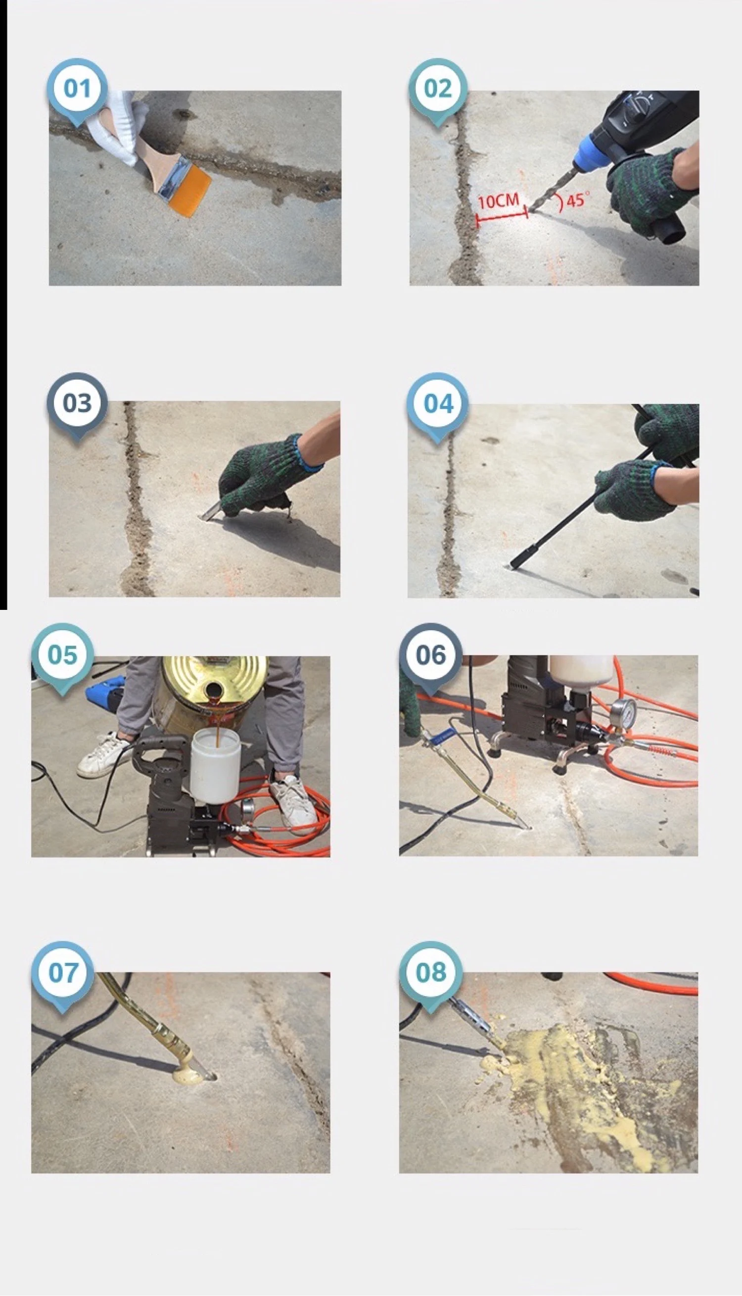 Kezu Factory Low Viscosity Hydrophobic Polyurethane Grout Injection ...